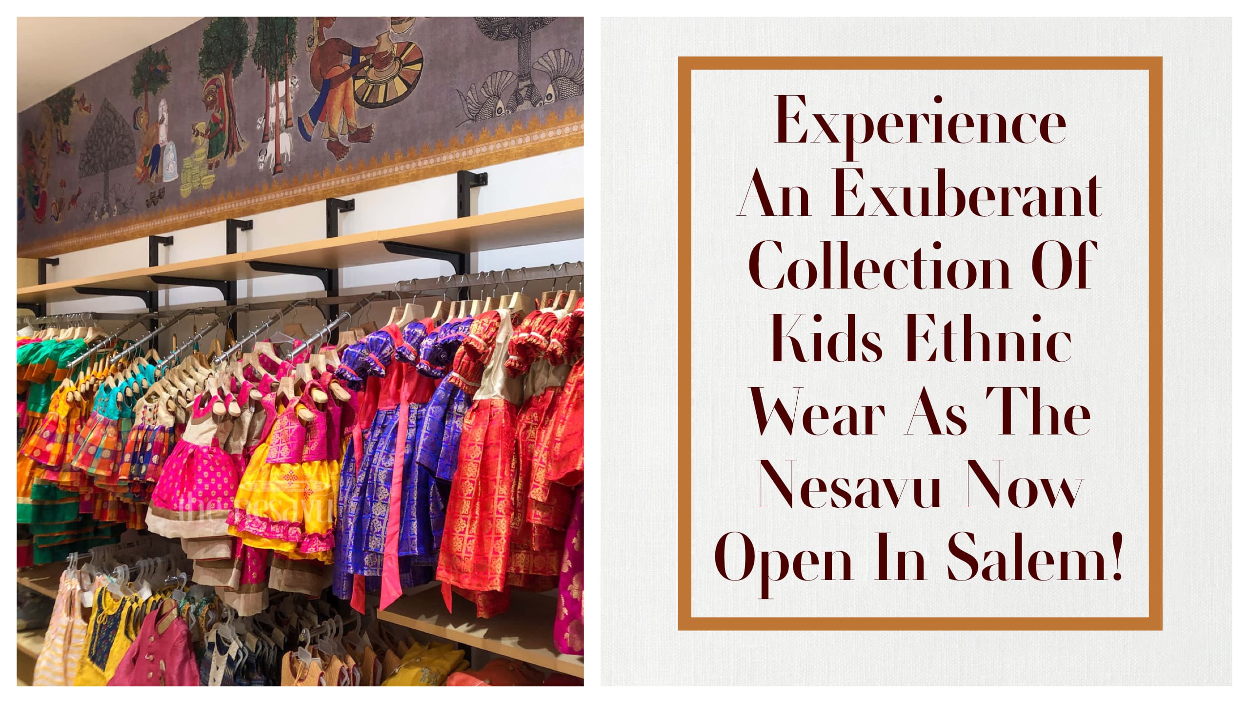 Experience An Exuberant Collection Of Kids Ethnic Wear As The Nesavu N