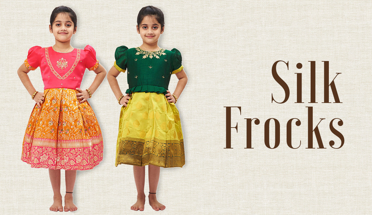 Girls Silk Frock Collections – The Nesavu