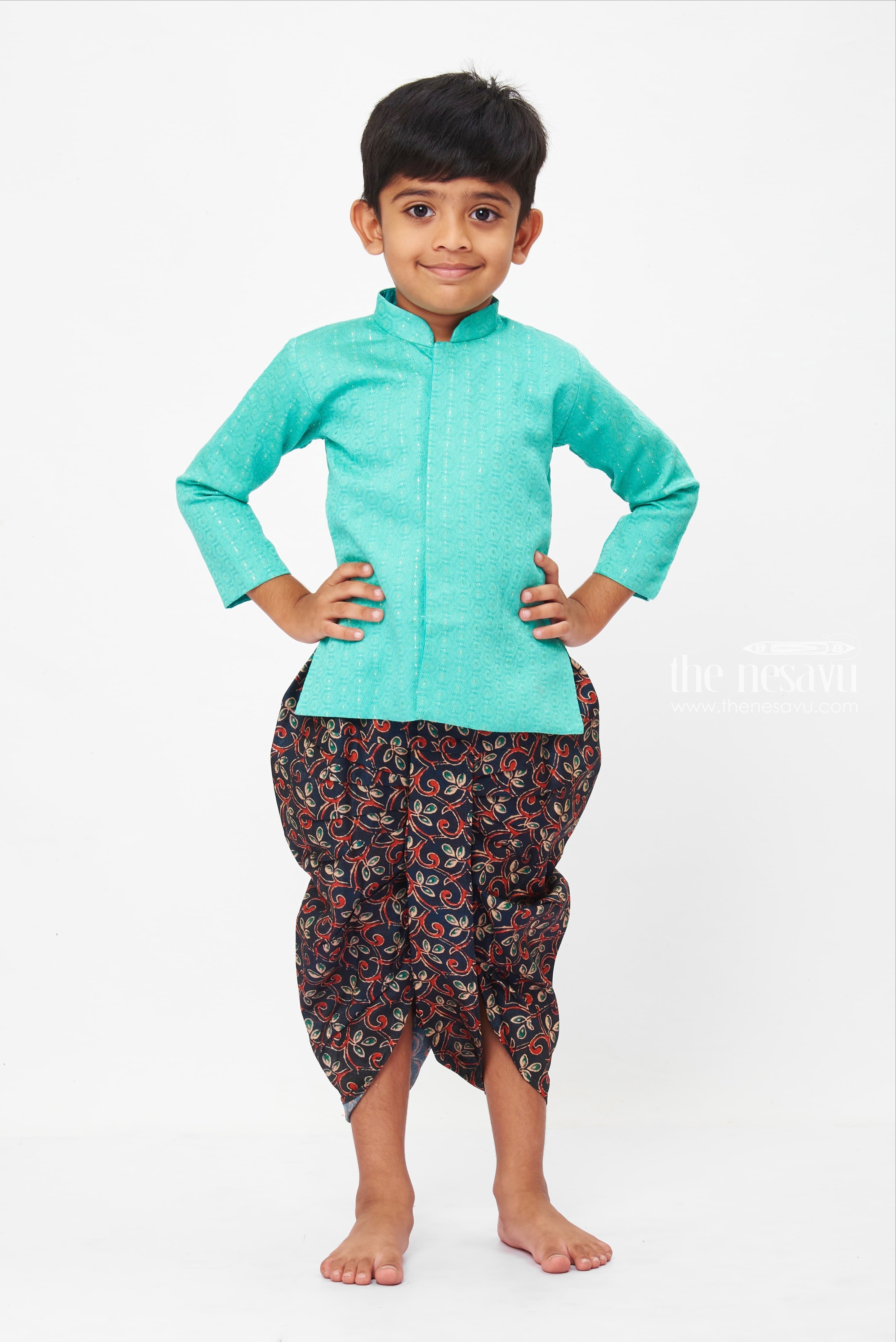 Boys' Traditional Dhoti set | Traditional Indian clothing for boys ...