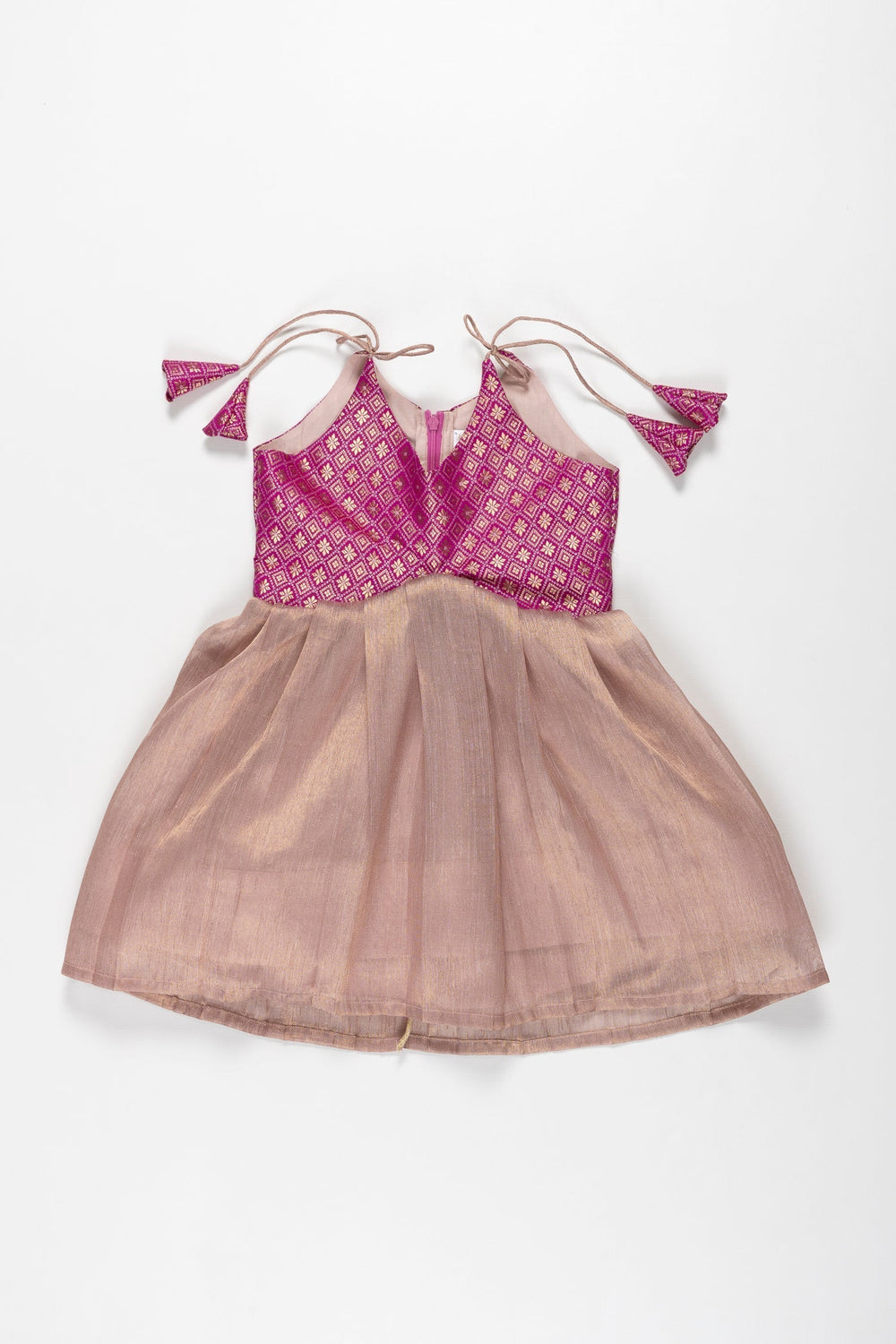 Shop Custom Purple Silk Tie-Up Frocks for Girls | The Nesavu – The Nesavu