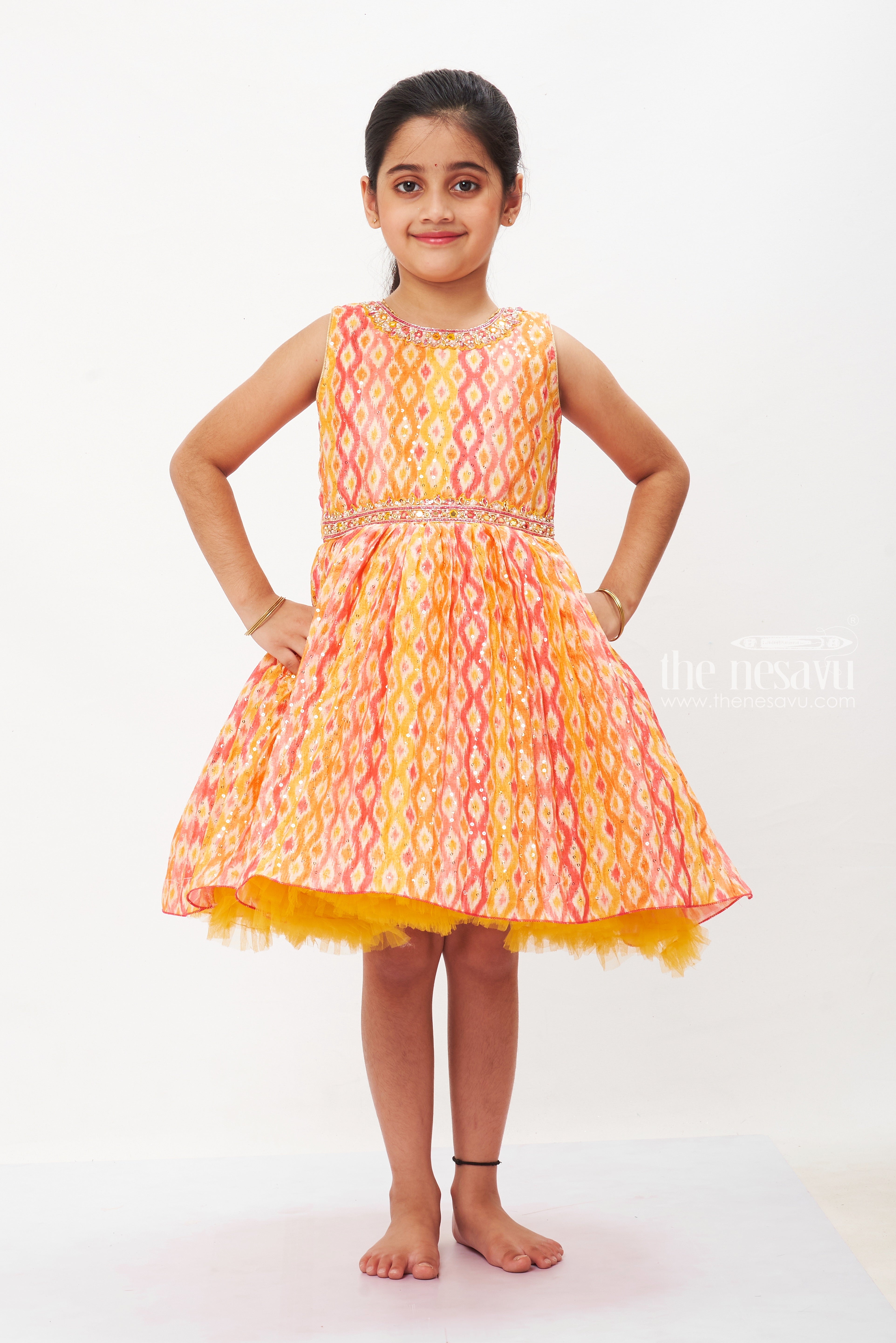 Traditional Pattu Silk Frock for Festive Occasions | Girls Ethnic Wear ...